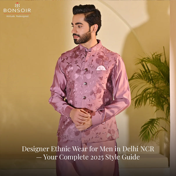 Designer Ethnic Wear for Men in Delhi NCR | Bonsoir