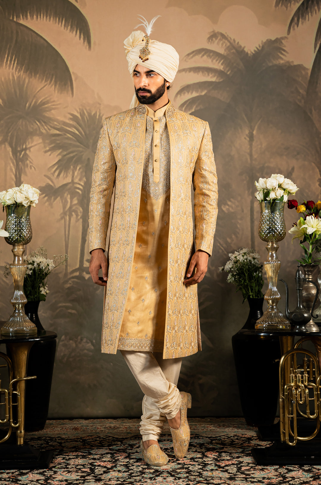 Sherwani Suits for Men | New Style & Wedding Sherwani for Men – Bonsoir